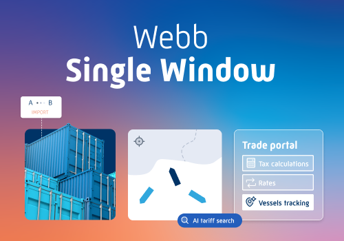 Webb Single Window high-level overview